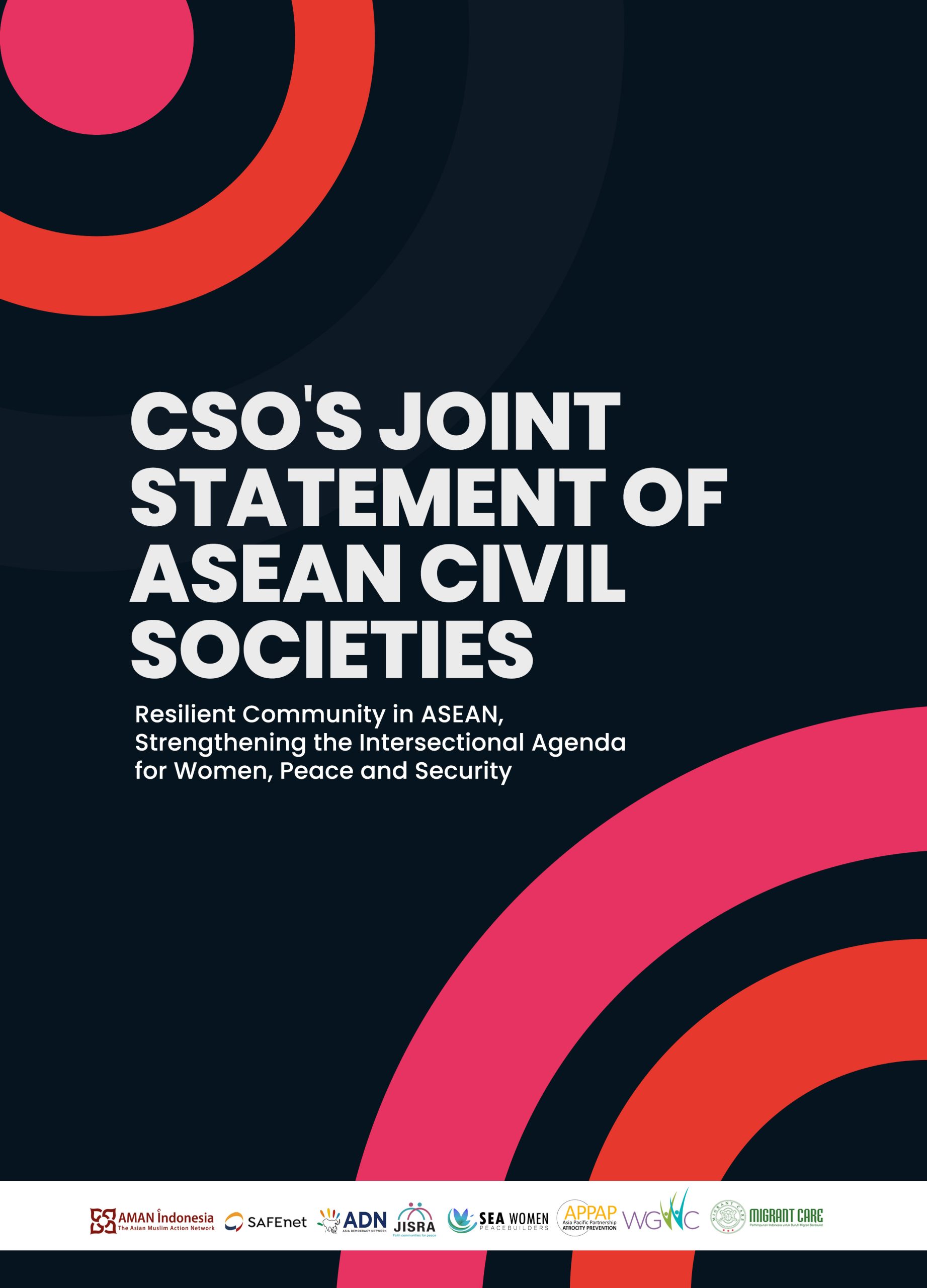 CSO'S JOINT STATEMENT OF ASEAN CIVIL SOCIETIES