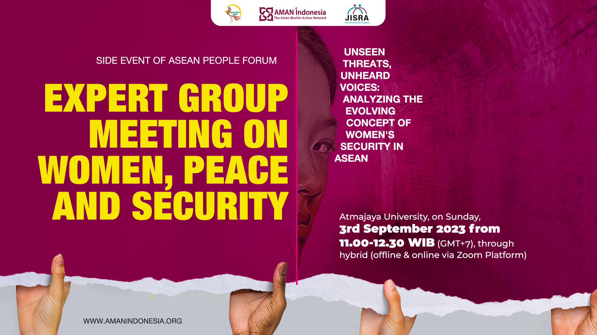 SIDE EVENT OF ASEAN PEOPLE FORUM - Aman Indonesia